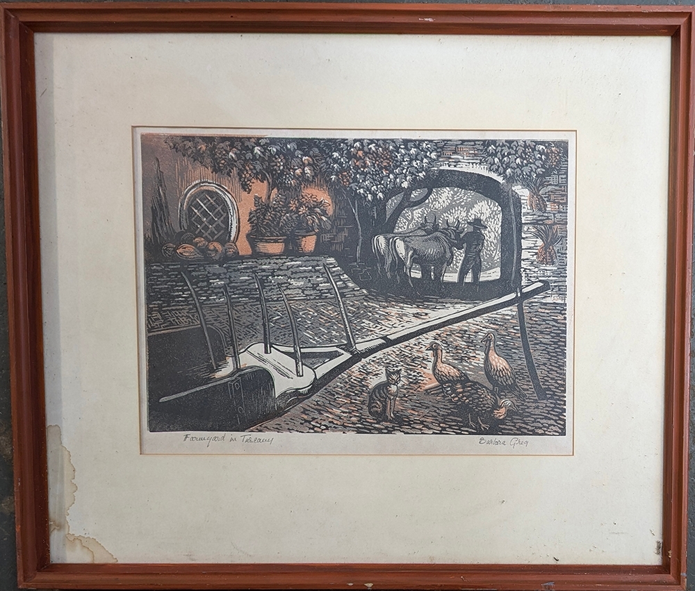 Barbara Greg | Farmyard in Tuscany | MutualArt