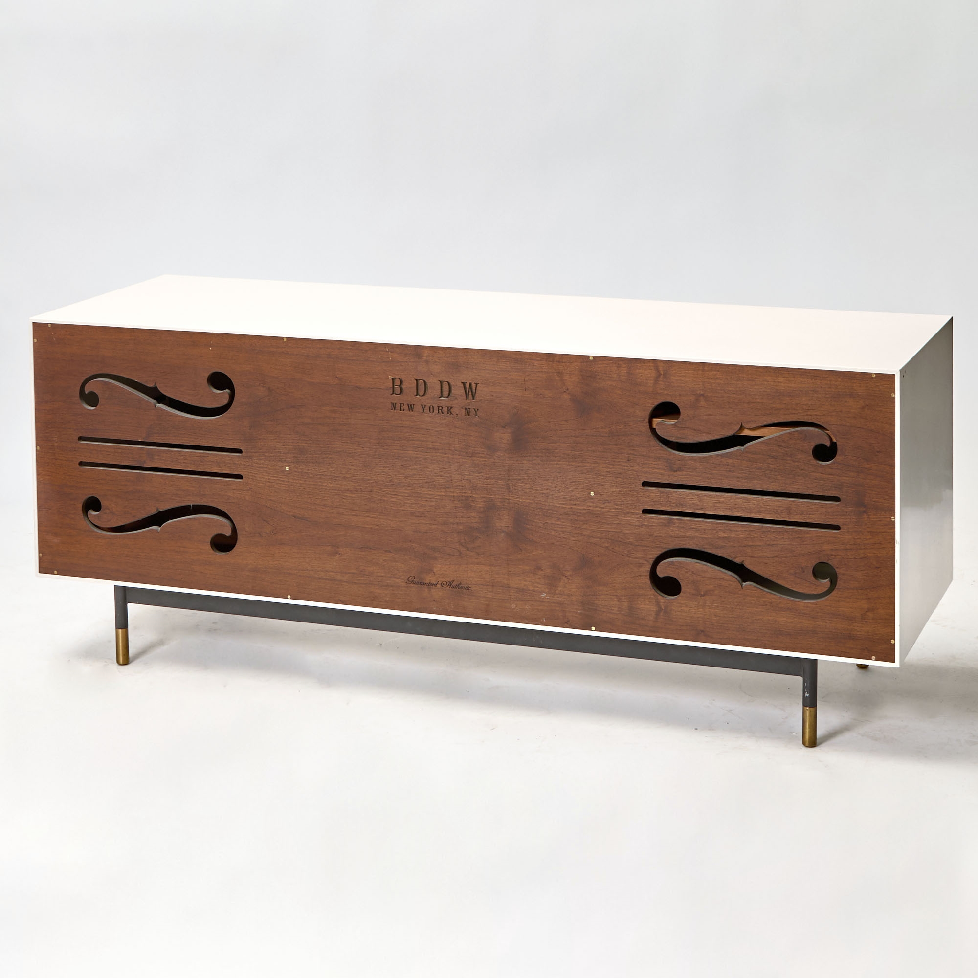 Tyler Hays | Lacquer and Wood Lake Credenza by Tyler Hays for BDDW | MutualArt