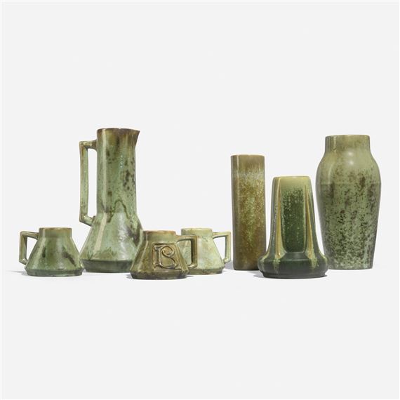 Fulper Pottery Company | Collection of seven vessels (Circa 1910 ...