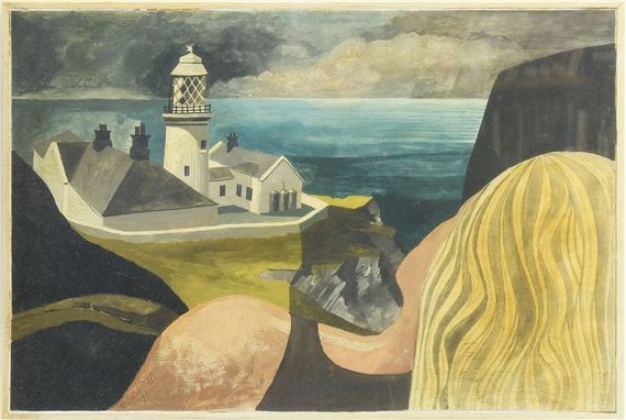 Reginald James Lloyd | Reginald James Lloyd (1926-2020) Figure before a ...