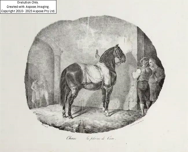 Jean Louis André Théodore Géricault | French 1791-1824- Cheval de la ...