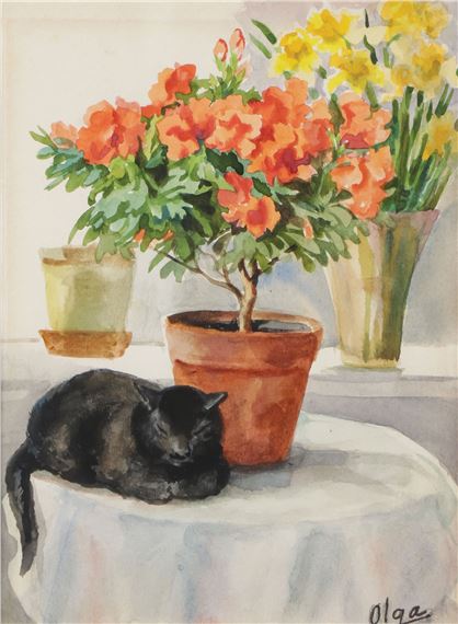 Grand Duchess Olga Alexandrovna | GRAND DUCHESS OLGA WATERCOLOR | MutualArt