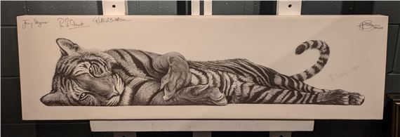 Gary Hodges | Reclining tiger | MutualArt