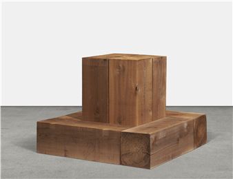Carl Andre | Pyramid (Square Plan) (1959) | MutualArt