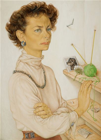 Emilio Baz Viaud | Portrait of Margaret MacIntyre (1950) | MutualArt
