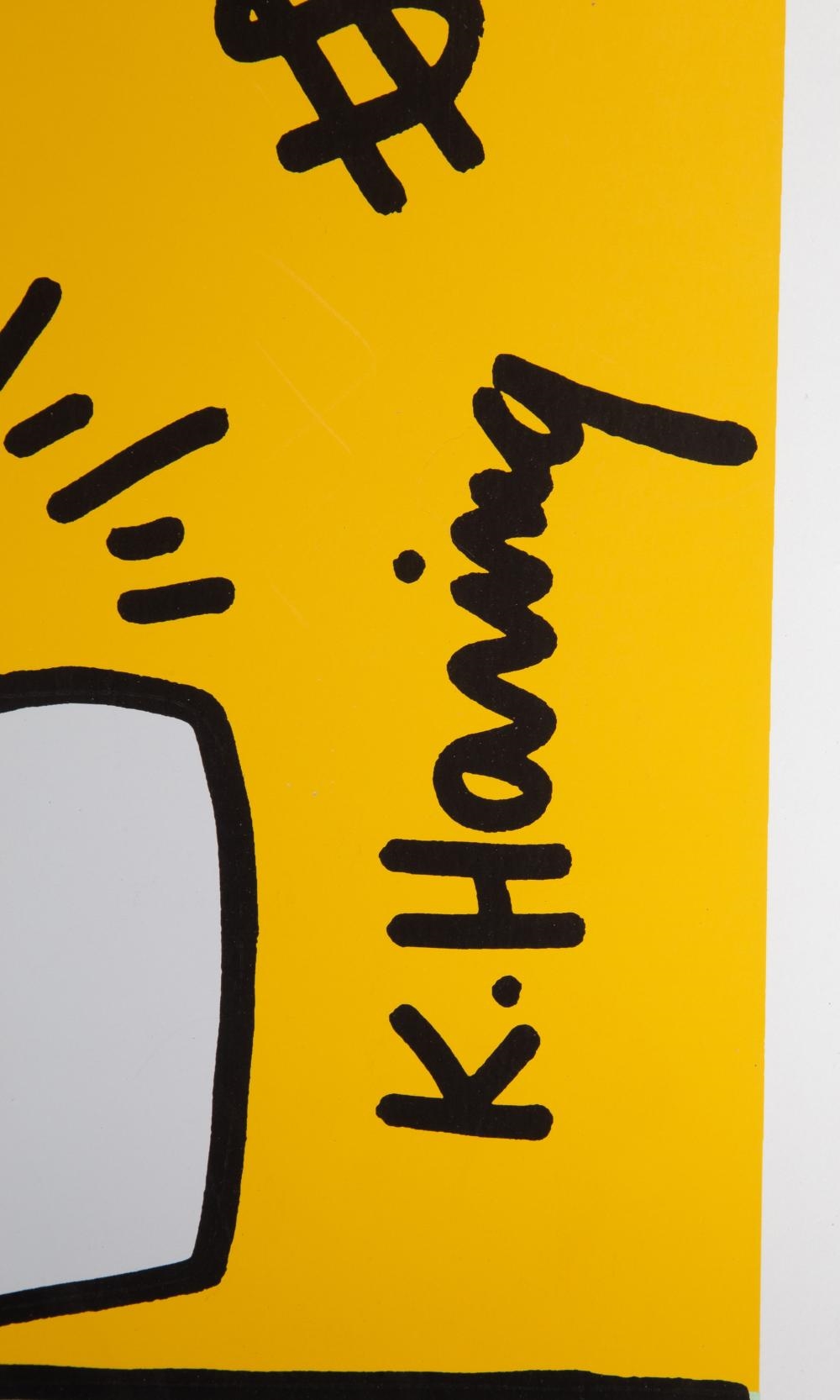 Keith Haring | TV MAN (1990) | MutualArt
