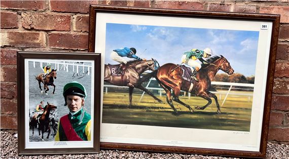Lester Piggott | GRAHAM ISOM LIMITED EDITION PRINT / TITLED ROYAL ...