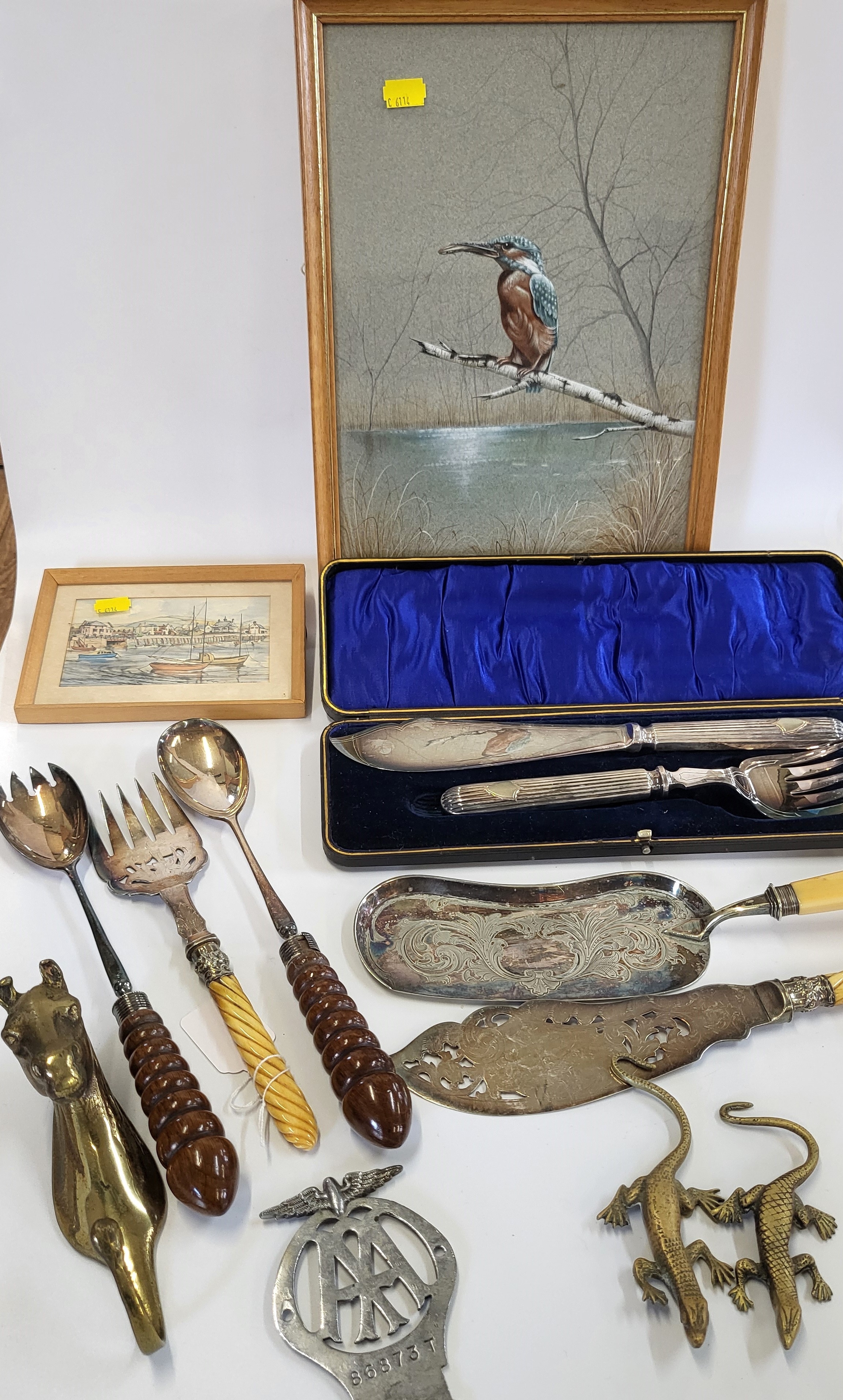 Audrey North | A collection of brass and metalware (1977) | MutualArt