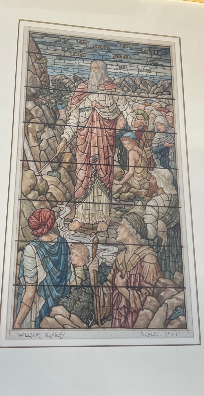 William Glasby | Stained glass window William Glasby coloured engraving ...