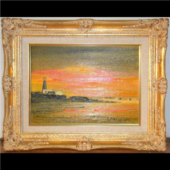 Watanabe | Painting by Masami Watanabe, Oil Painting No. 4, Cape Inubo ...