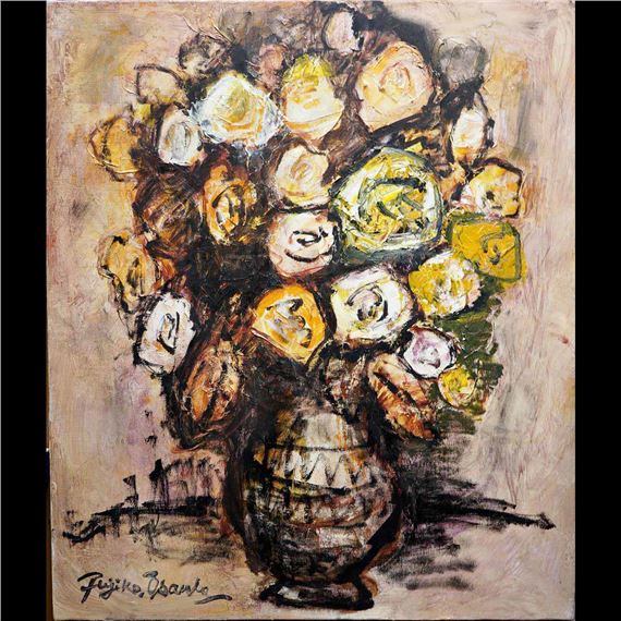 Fujiko Rose | Osawa Fujiko Rose Large size F10 painting Oil painting ...