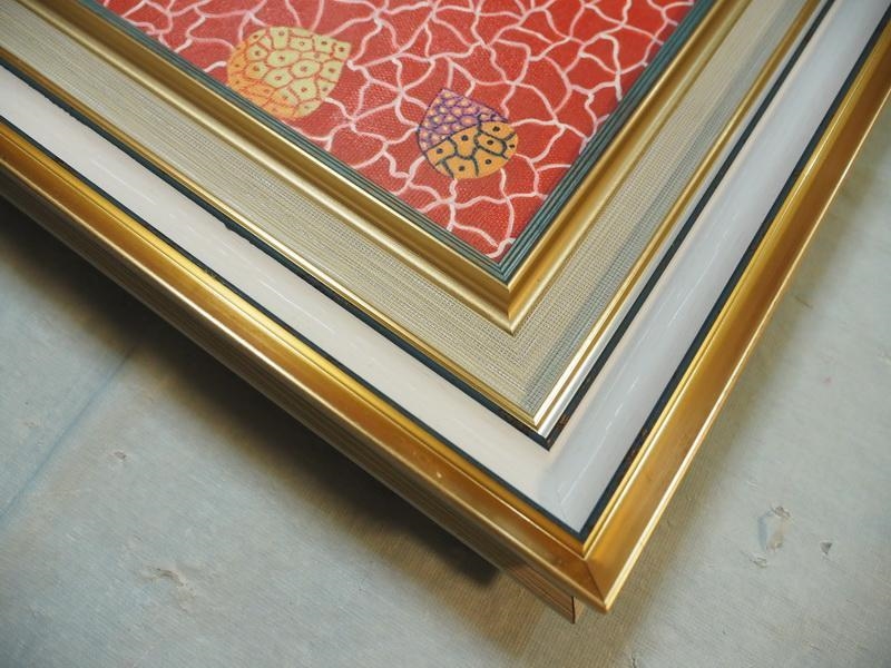 Yayoi Kusama | Still life oil painting Yayoi Kusama Birds and Fruit F6 Framed Hand-painted ...