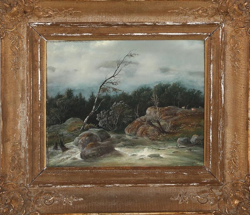 F.M.E. Fabritius Tengnagel | Landscape with windblown trees (1840 ...