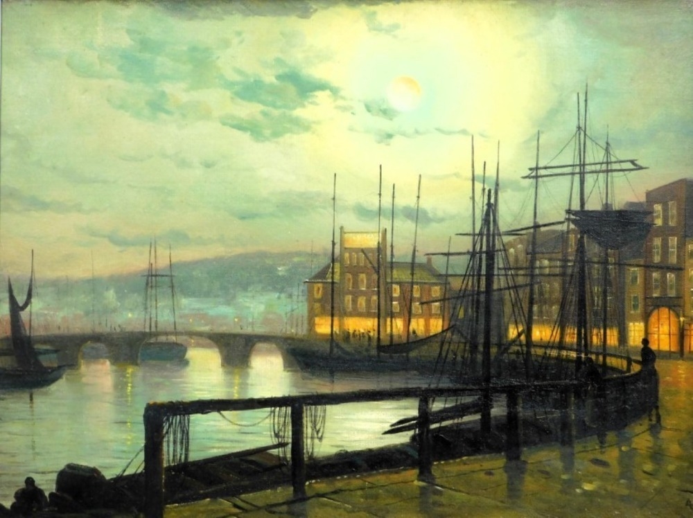 John Atkinson Grimshaw | Twilight (1871) | MutualArt