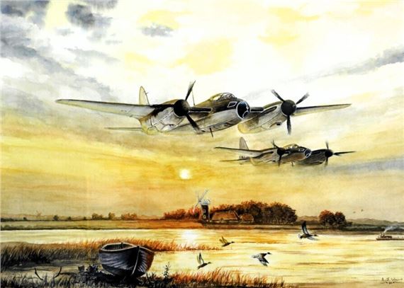 Alan J. Wallis | Alan J. Wallis. Pathfinders over the Broads | MutualArt
