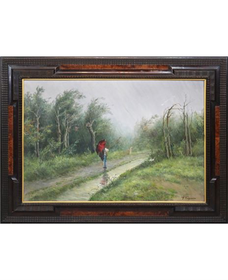Francesco Capuano | Sentiero con viandante | MutualArt