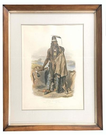 Karl Bodmer | CARL BODMER NATIVE AMERICAN AQUATINT ENGRAVING | MutualArt