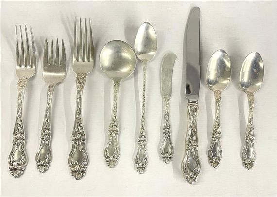 Frank Whiting | FRANK WHITING STERLING FLATWARE LILY PATTERN, 1902 ...