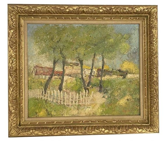 George Rene Sinicki | FRENCH LANDSCAPE BY GEORGE RENE SINICKI | MutualArt