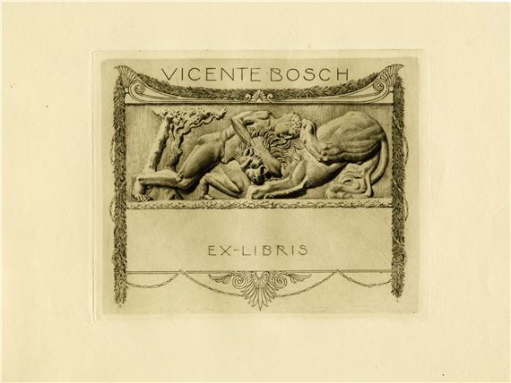 Sigmund Lipinsky | Ex libris Vicente Bosch | MutualArt