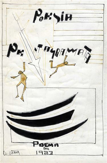 Lucio Venna | Poesia pentagrammata. Poema del 1923 (1923) | MutualArt