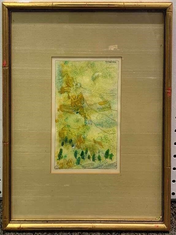 Martine Sebeo | Martine Sebeo Mixed Media Landscape | MutualArt