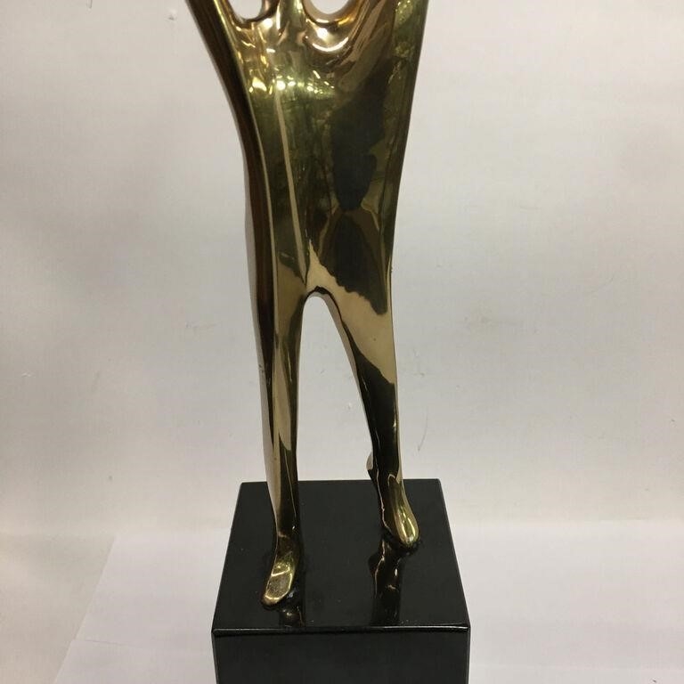 Alfred Tibor | Alfred Tibor Mid Century Modern Bronze Sculpture | MutualArt