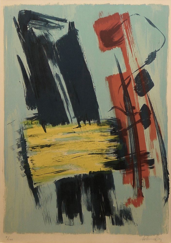 Gérard Ernest Schneider | Abstrakte Komposition | MutualArt
