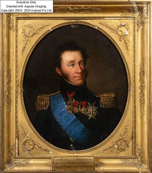 Francois-Josephe Kinsoen | Portrait de Louis-Antoine d’Artois, duc d ...
