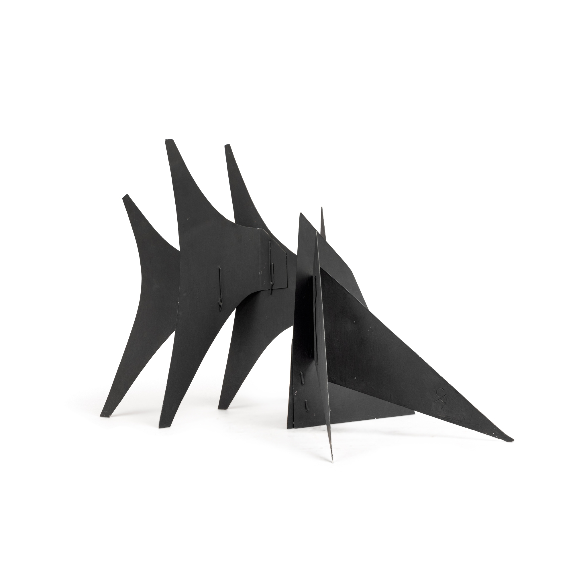 Alexander Calder | Triangles and Arches (Maquette) (1965) | MutualArt