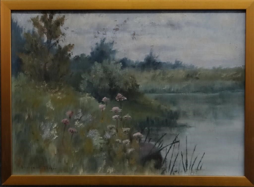 Margaret Turner | O/C JOE PYE WEED BY THE LAKE SGN MARGARET TURNER ...