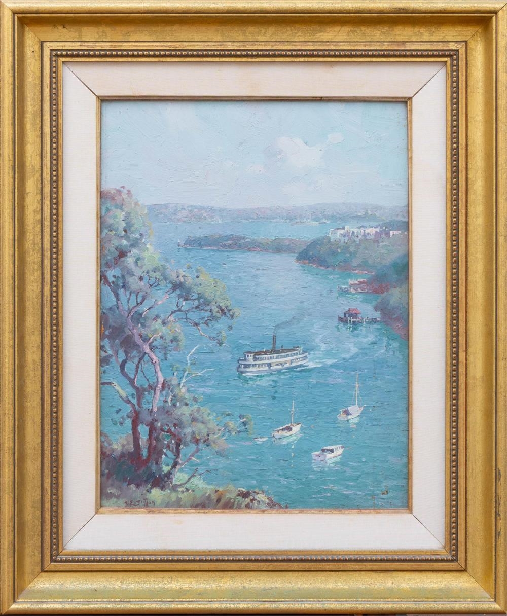 Alfred E. Sutton | Harbour Ferry Scene (1930s) | MutualArt