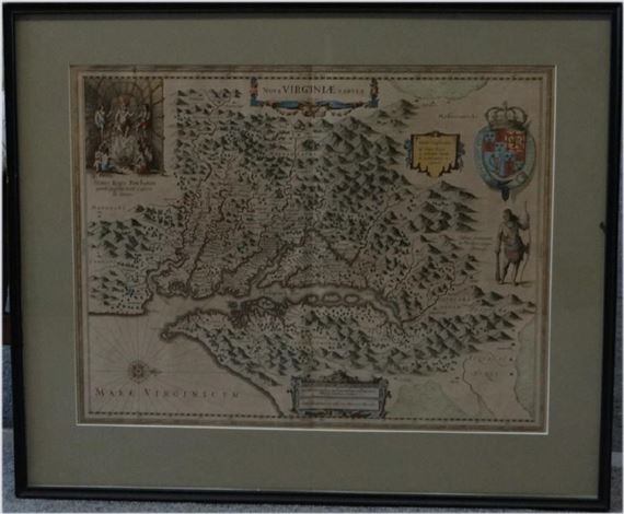 Hondius Henricus | EARLY 17THC. MAP OF VIRGINIA DERIVATIVE 5 | MutualArt