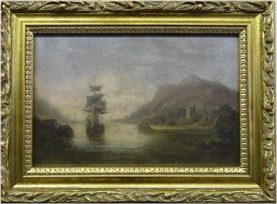 Alexander Hamilton | O/PANEL CLIPPER SHIP LEAVING PORT (Circa 1856 ...