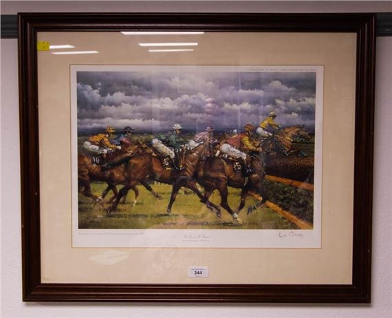 Peter Curling | PETER CURLING SIGNED PRINT WELL RUGGED UP | MutualArt