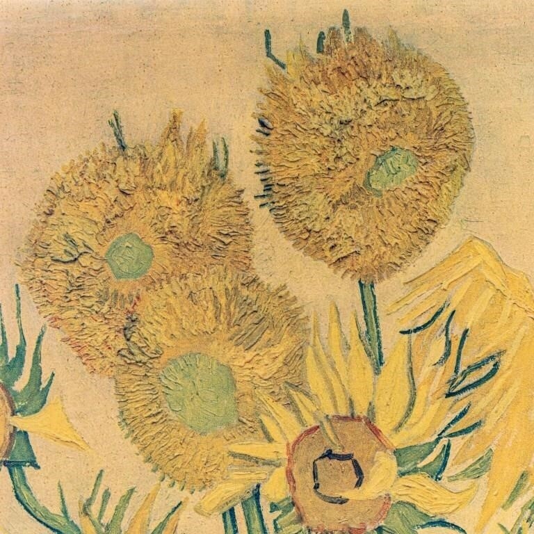 Vincent Van Gogh | VINCENT VAN GOGH SUNFLOWERS ART BOARD DECOR PRINT ...