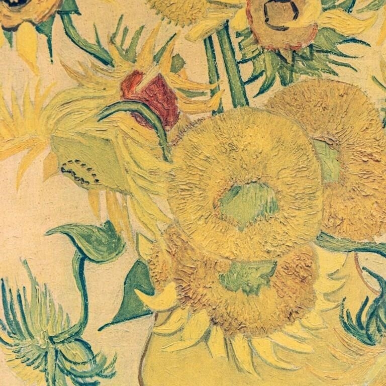 Vincent Van Gogh | VINCENT VAN GOGH SUNFLOWERS ART BOARD DECOR PRINT ...