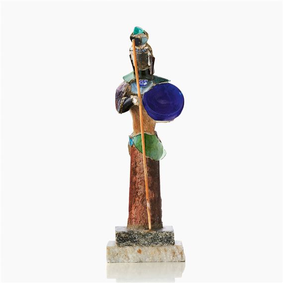 Olle Nyman | ”Minerva/Pallas Athena”. Skulptur i keramik, glas, sten ...