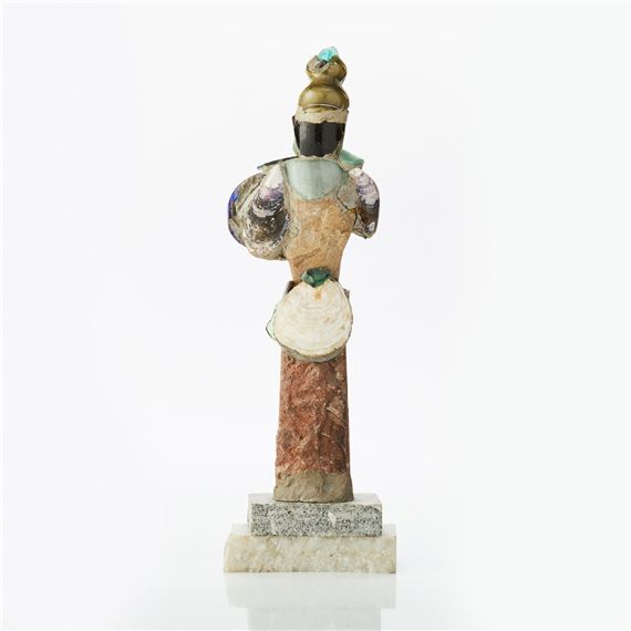 Olle Nyman | ”Minerva/Pallas Athena”. Skulptur i keramik, glas, sten ...