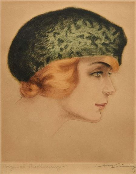 Max Brüning | Woman in front of a mirror | MutualArt