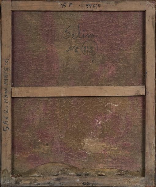 Selim Turan | Selim TURAN (1915 - 1994) 20th century Turkish school Untitled (red and black) Oil ...