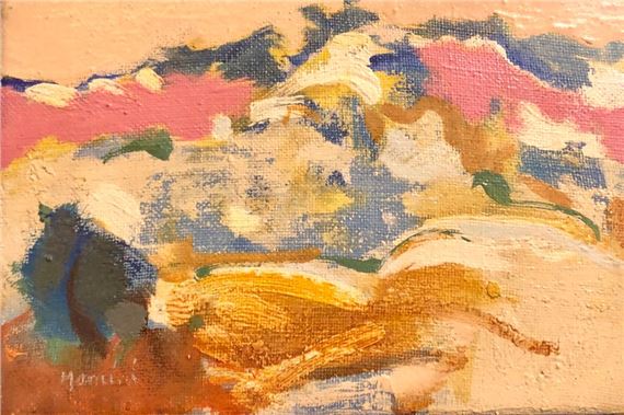 Claude Mancini | Landscape study; figure study Two small | MutualArt