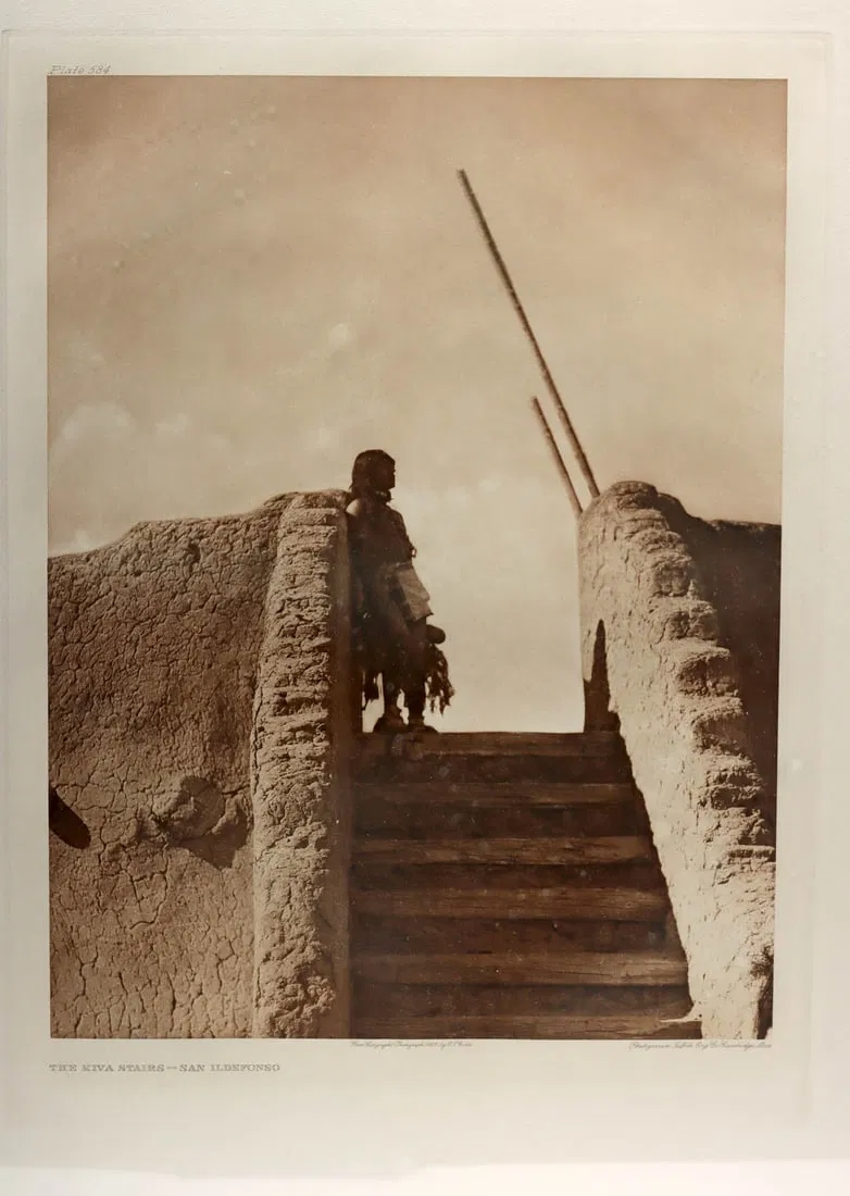 Edward S. Curtis | The Kiva Stairs - San Ildefonso (1925) | MutualArt