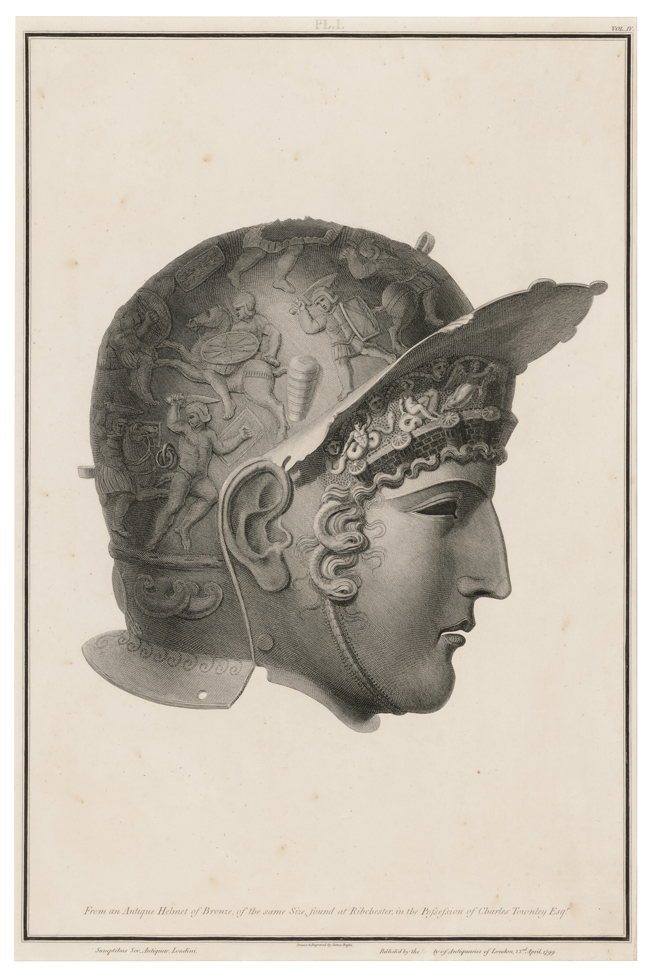 James Basire | AN ELECTROTYPE COPY OF THE RIBCHESTER HELMET: A ROMAN ...