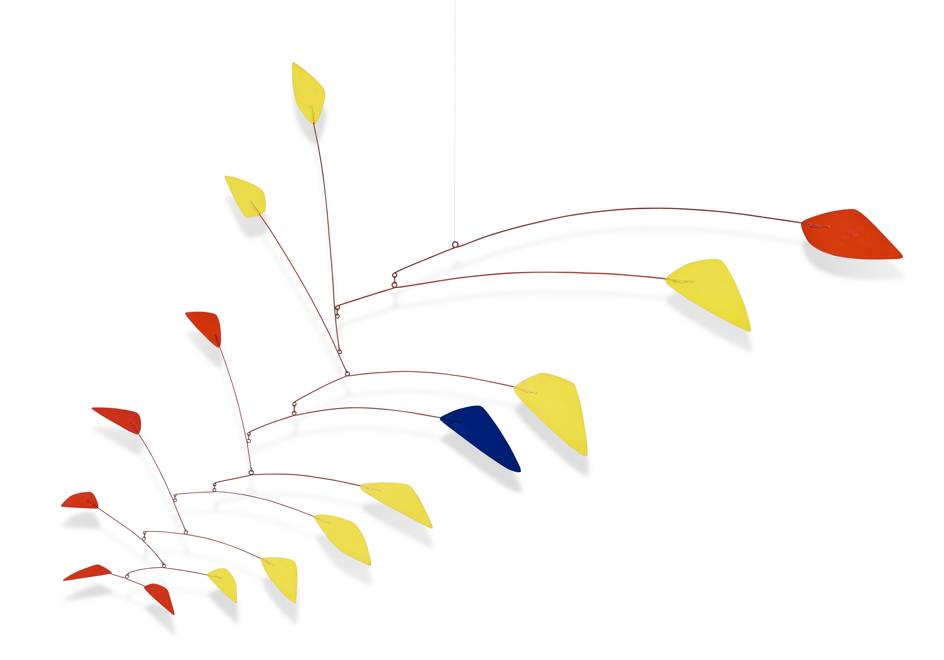 Alexander Calder | Blue Among Yellow and Red (1963) | MutualArt