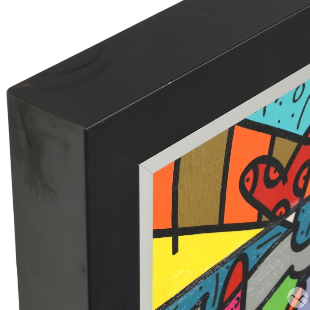 Romero Britto | Romero Britto b.1953 Love Giclee on Canvas SIGNED ...