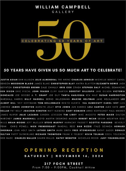 Celebrating 50 years of Art | Exhibitions | MutualArt