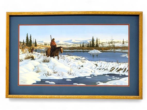 Harry Antis | Trapper on Horseback | MutualArt