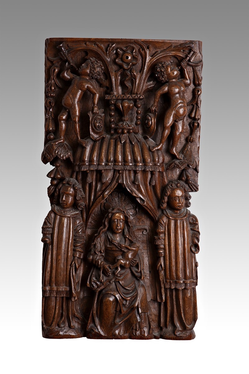 Flemish School, 16th Century | Reliéf Panny Marie s dítětem | MutualArt