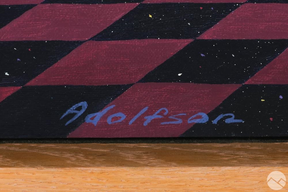 Eric Adolfson | Eric Adolfson 20C Surrealist Landscape Painting | MutualArt